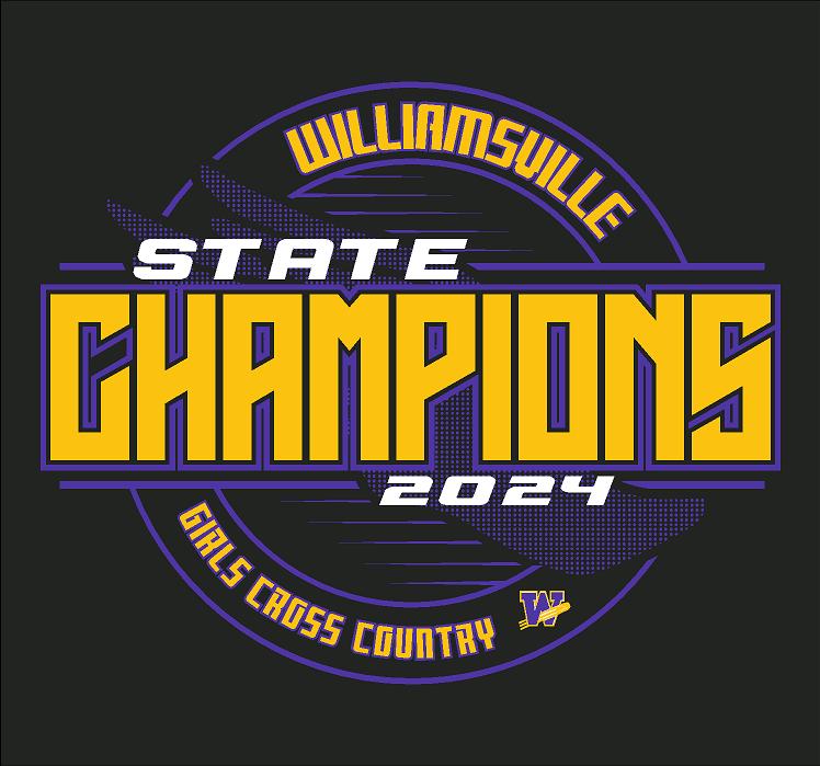 WILLIAMSVILLE CROSS COUNTRY STATE CHAMPIONS – Justice Graphics