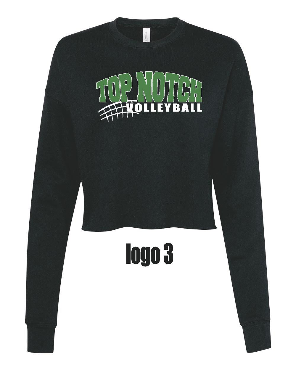 TOP NOTCH LADIES CROPPED CREW FLEECE (7503) – Justice Graphics