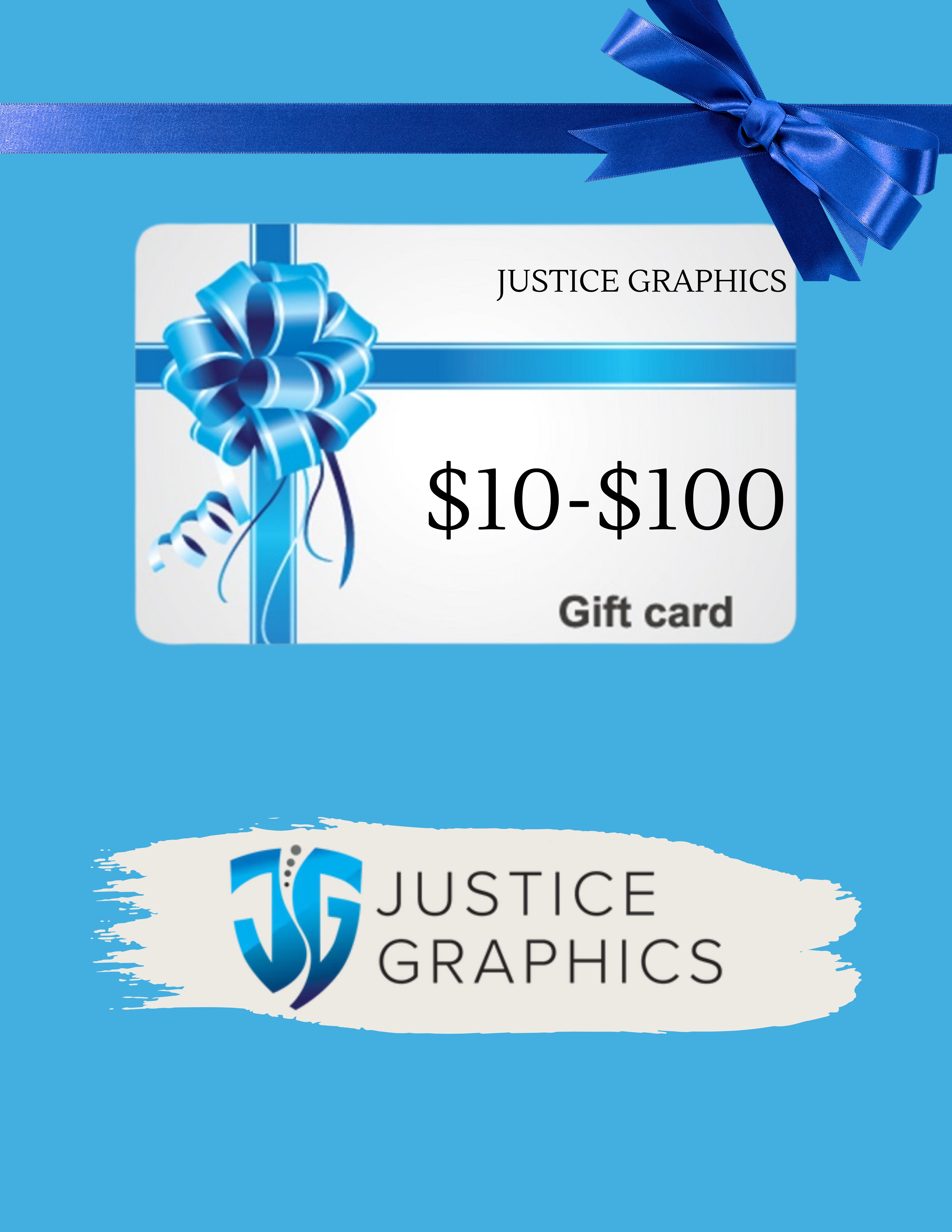 JG Gift Card – Justice Graphics