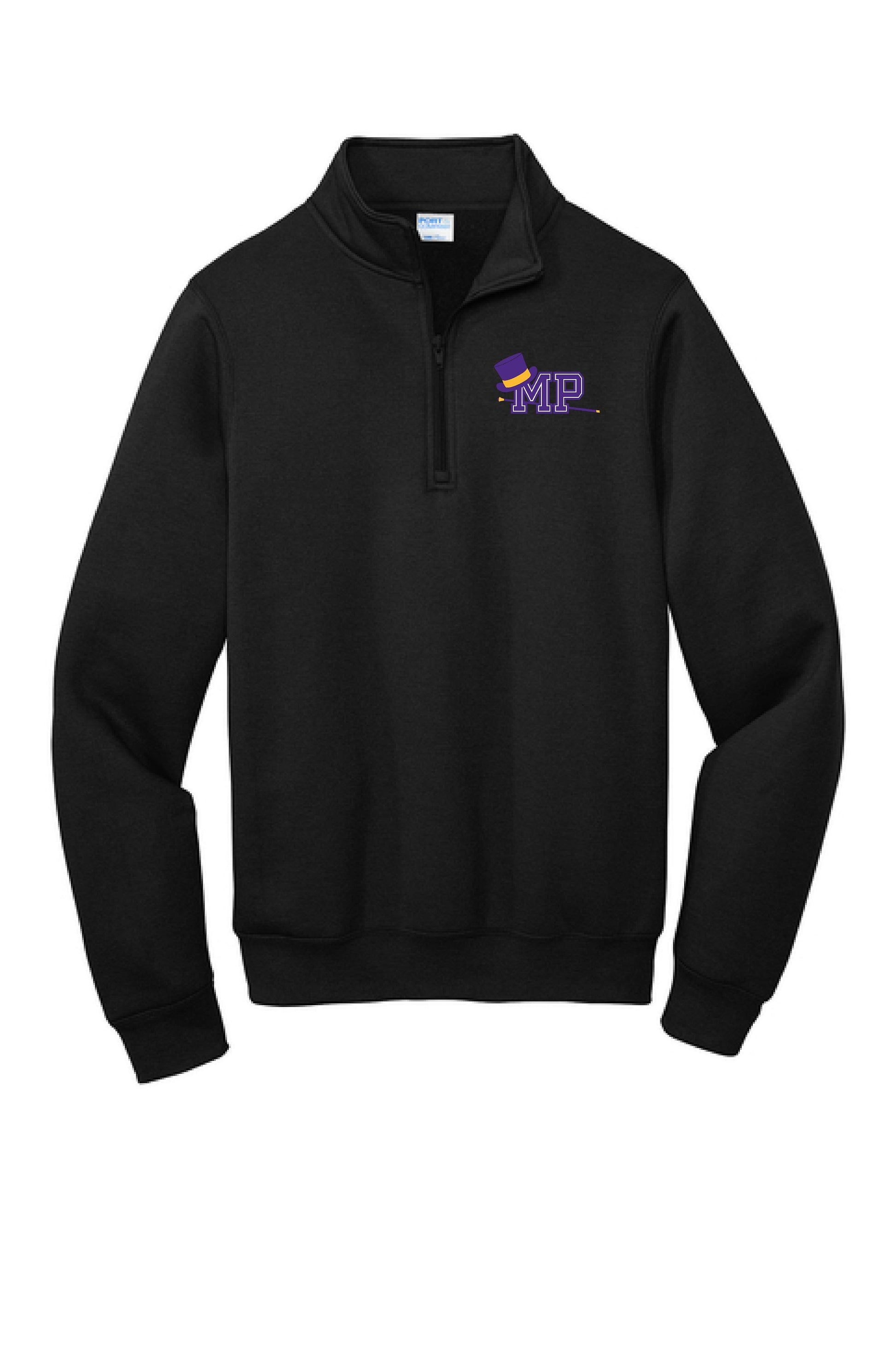 Mount Pulaski Toppers Port & Co™ Core Fleece 1/4-Zip Pullover Sweatshi ...