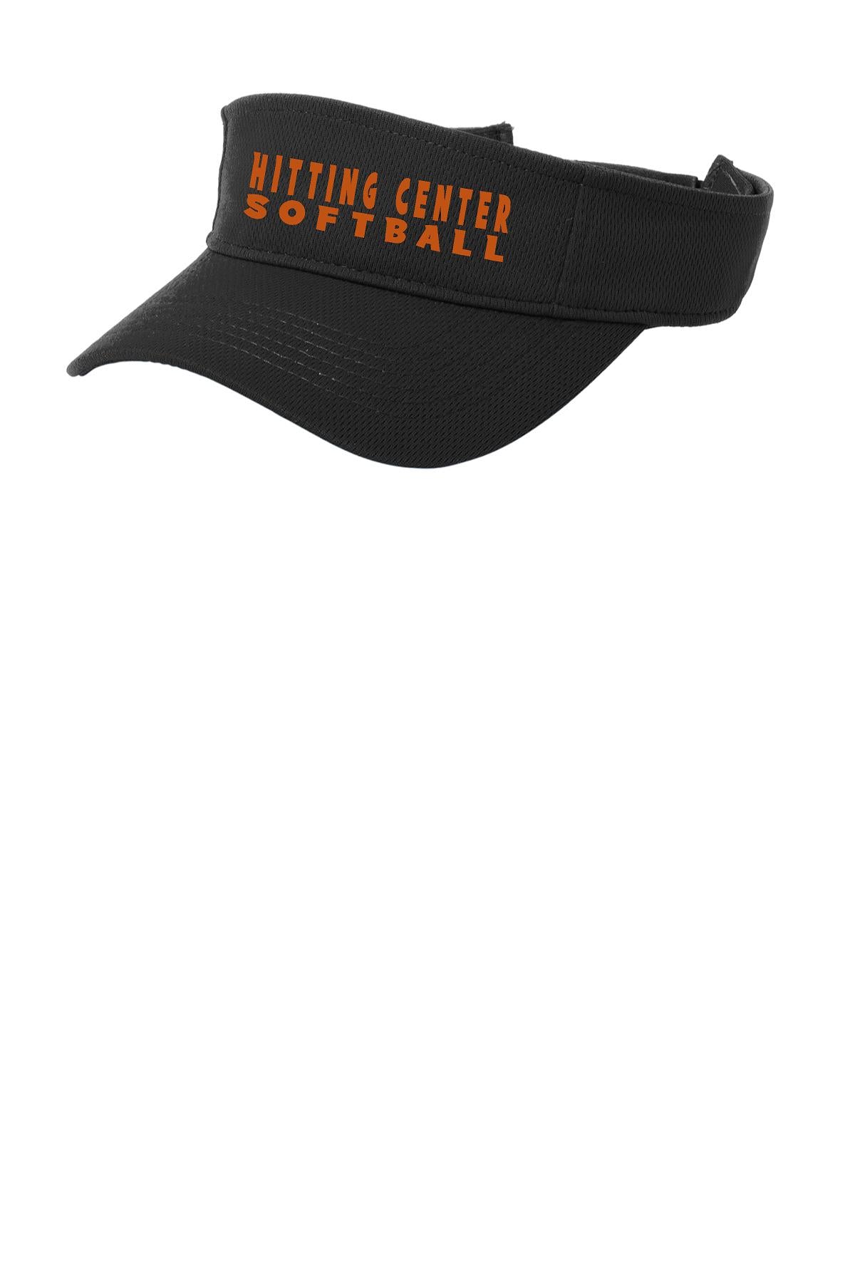 Hitting Center Softball Visor (EMB.STC27) – Justice Graphics